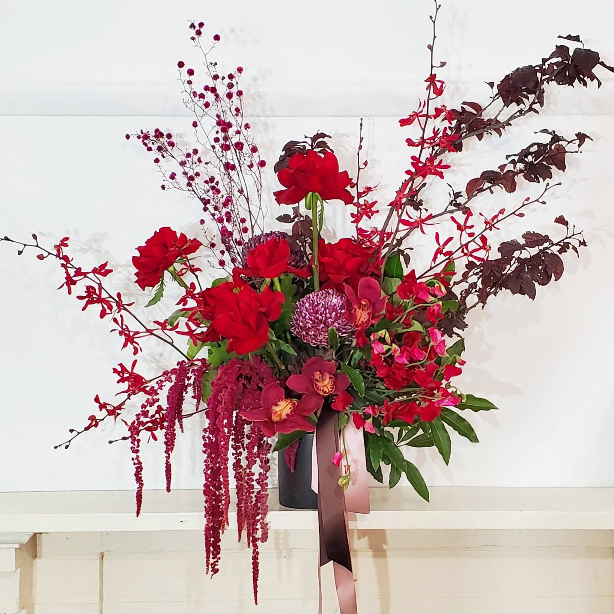 Cherry Bomb | Moody Blooms & Reflexed Red Roses